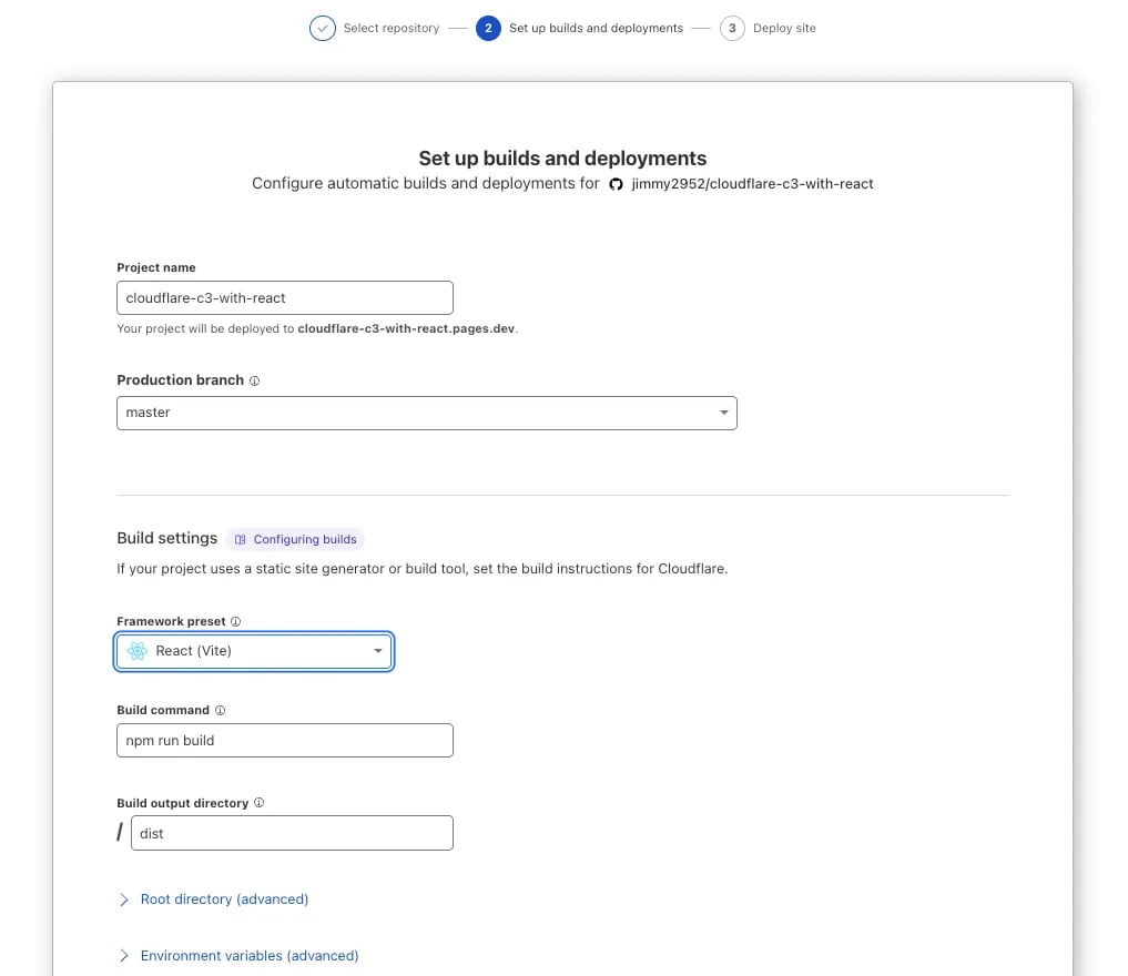 如何用 cloudflare-create CLI（C3）快速建立前端專案並部署到 Cloudflare Pages